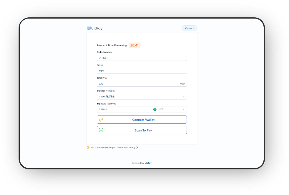 UtcPay | Trustless Digital Asset Payment Protocol